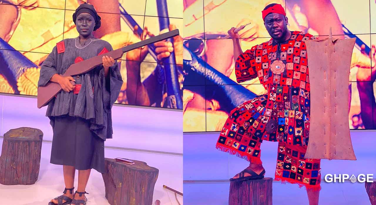 Photos of TV3 Presenters dressed like ancient Ghanaian warriors to mark ...
