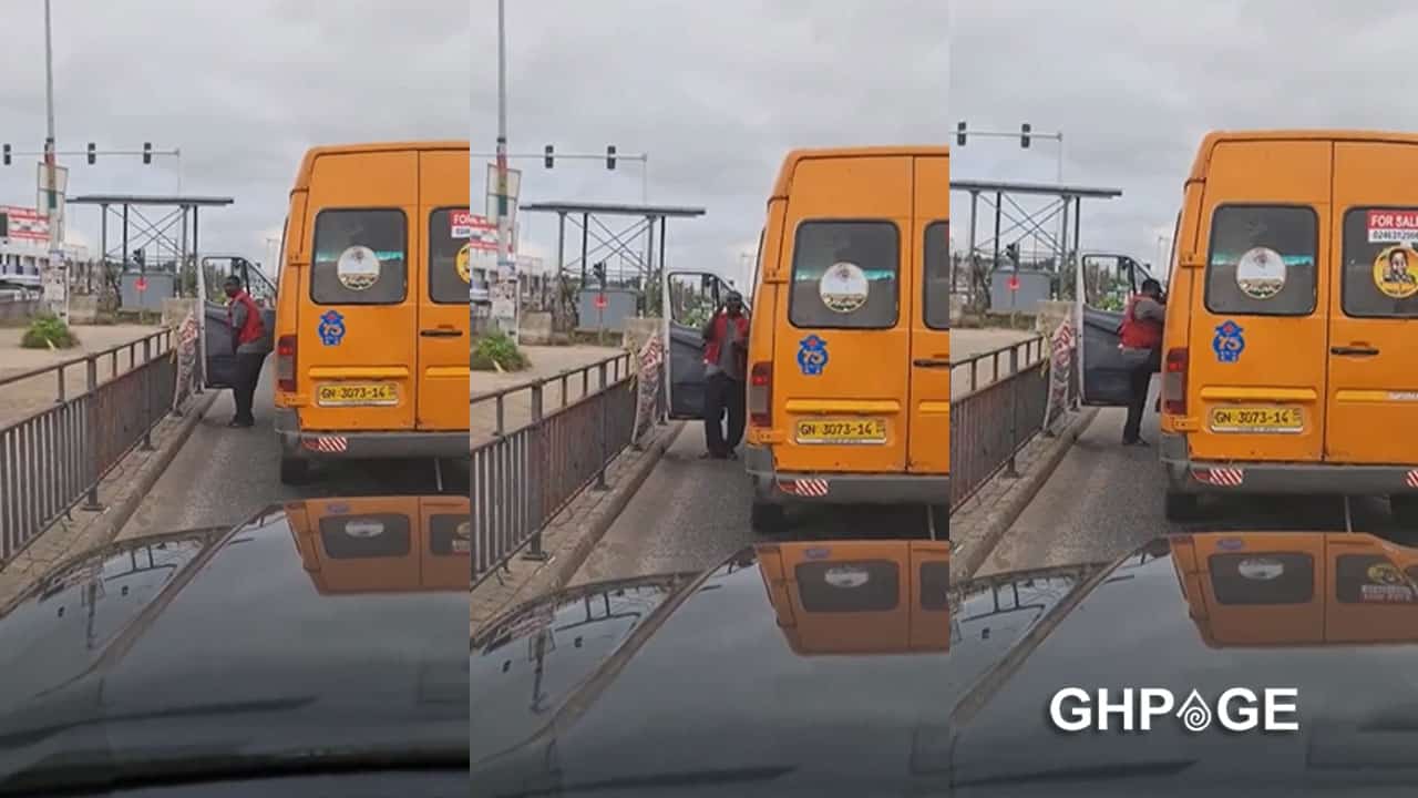 Trotro driver captured in viral video urinating on road arrested - GhPage