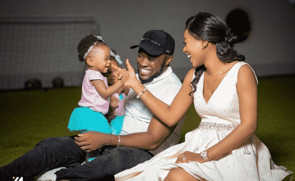 Kennedy Osei and wife celebrate their twin daughters birthday with ...
