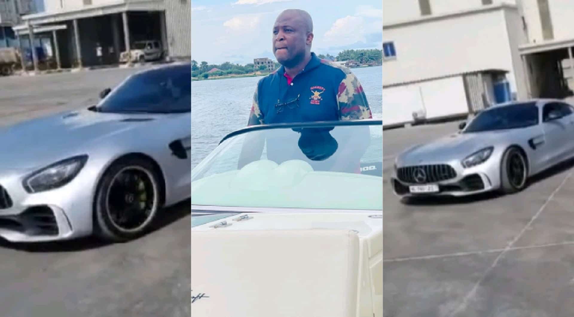 Ibrahim Mahama shows off his drifting skills with his expensive Benz ...