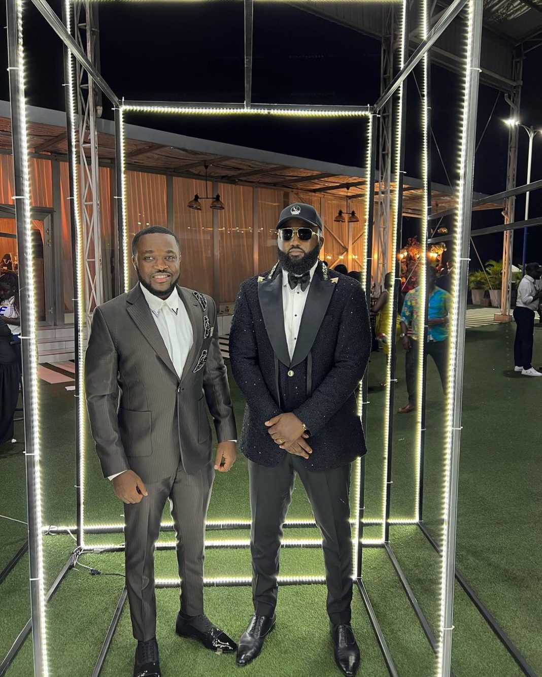 Kennedy Osei shares dapper photos as he steps out with his wife for a ...