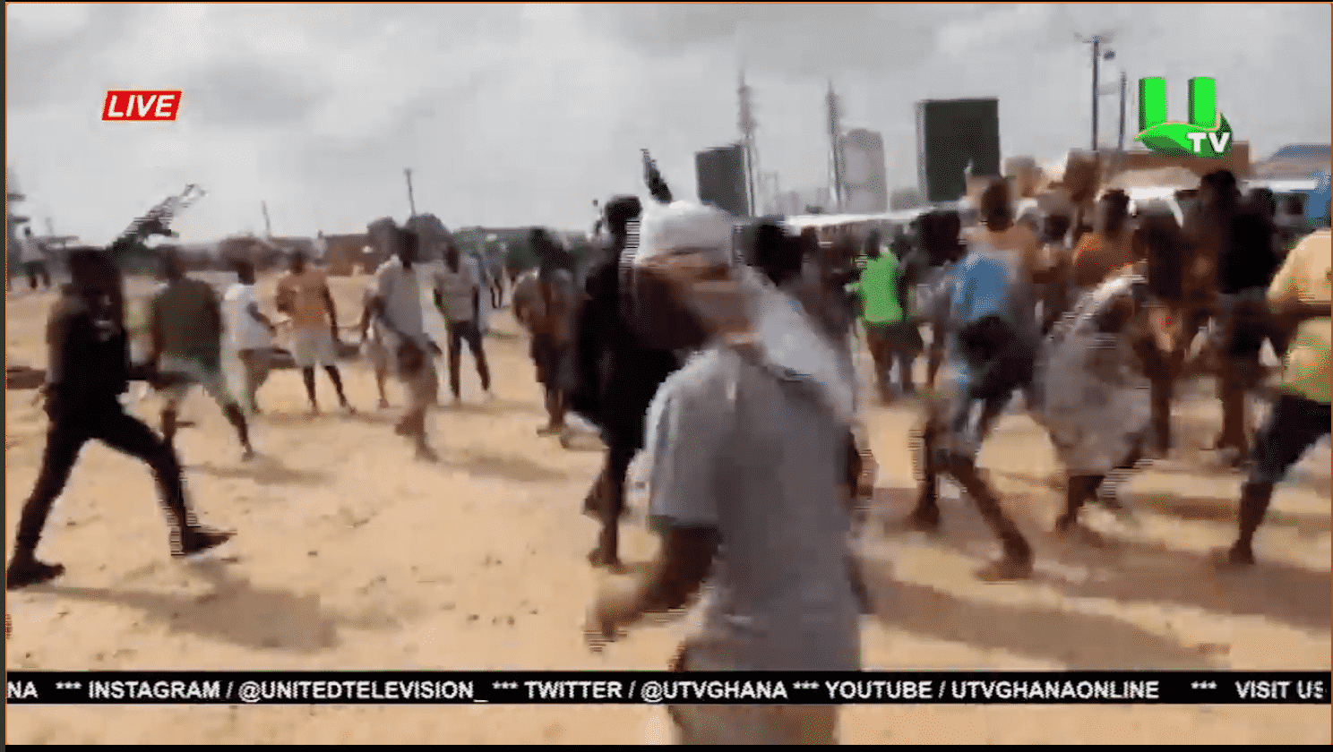 Accra: Gunshot fired as police clash with angry drivers at Shiashie ...