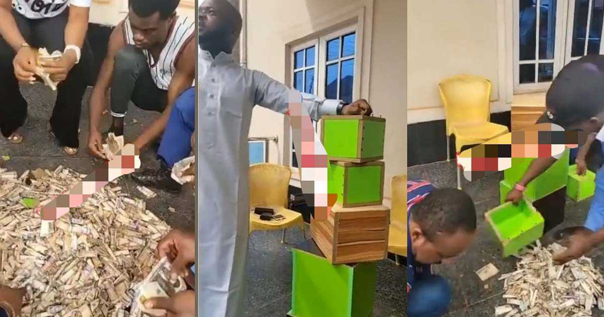 Pastor shows over 2 million savings he made from tithes and offerings