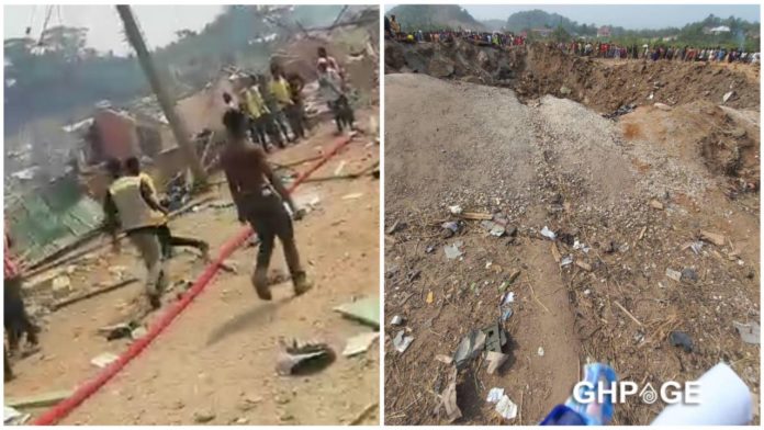 Sad videos of Bogoso's explosion drops; heads, hands & legs scattered ...