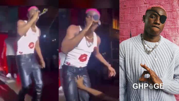 Singer Ruger walks out from stage after female fan grabs his manhood ...