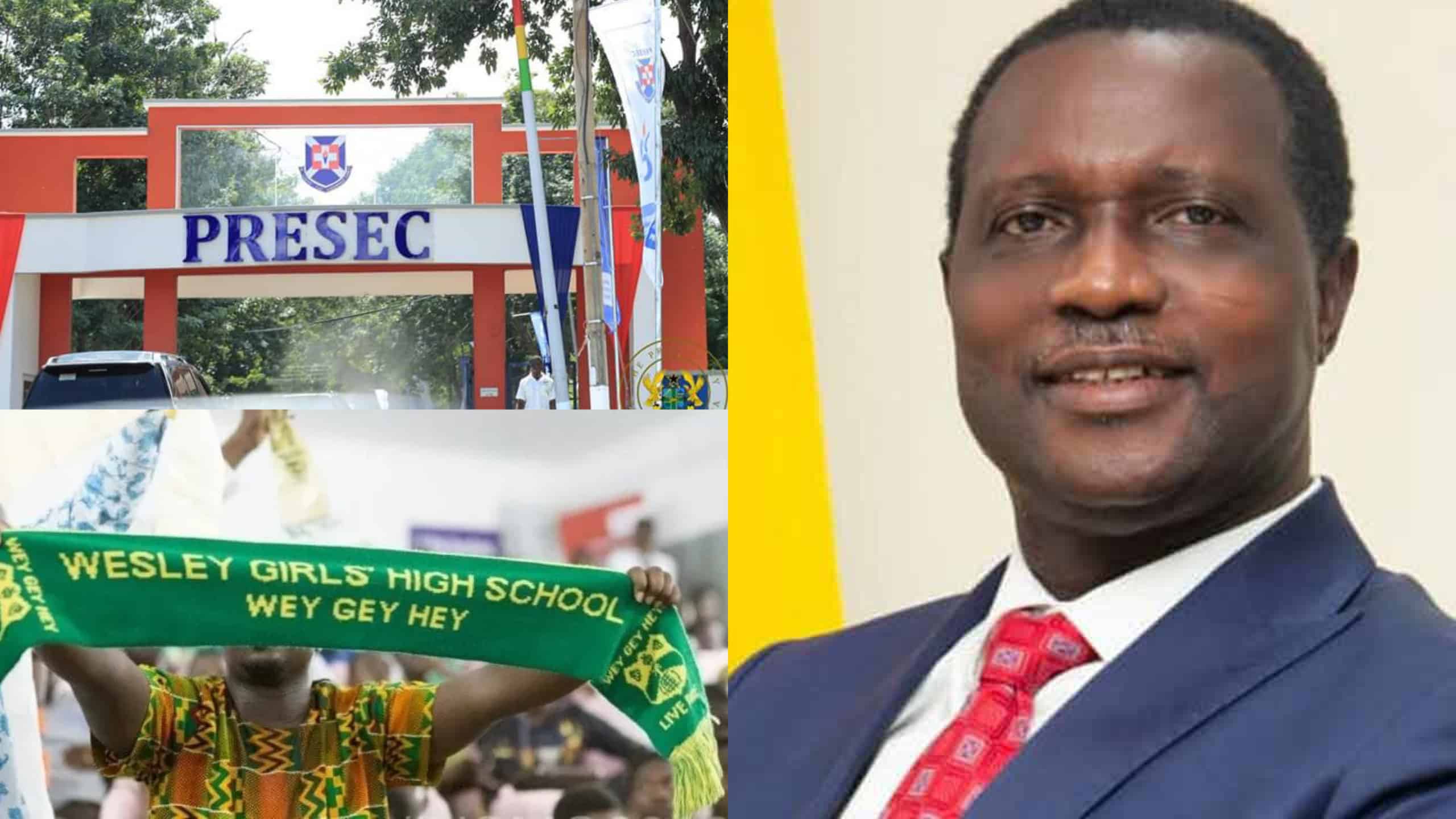Presec and Wesley Girls reject aggregate 25 BECE students, Educ. Minst ...