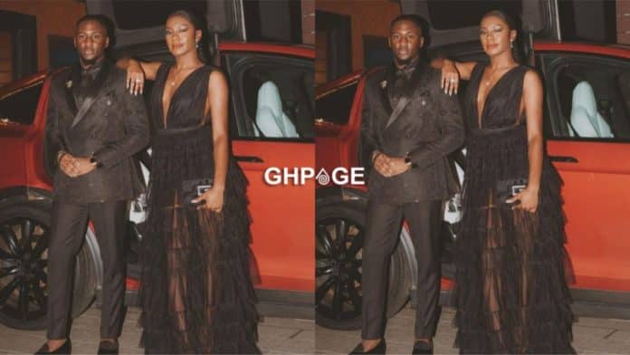 Saahene poses with his alleged girlfriend in new photos