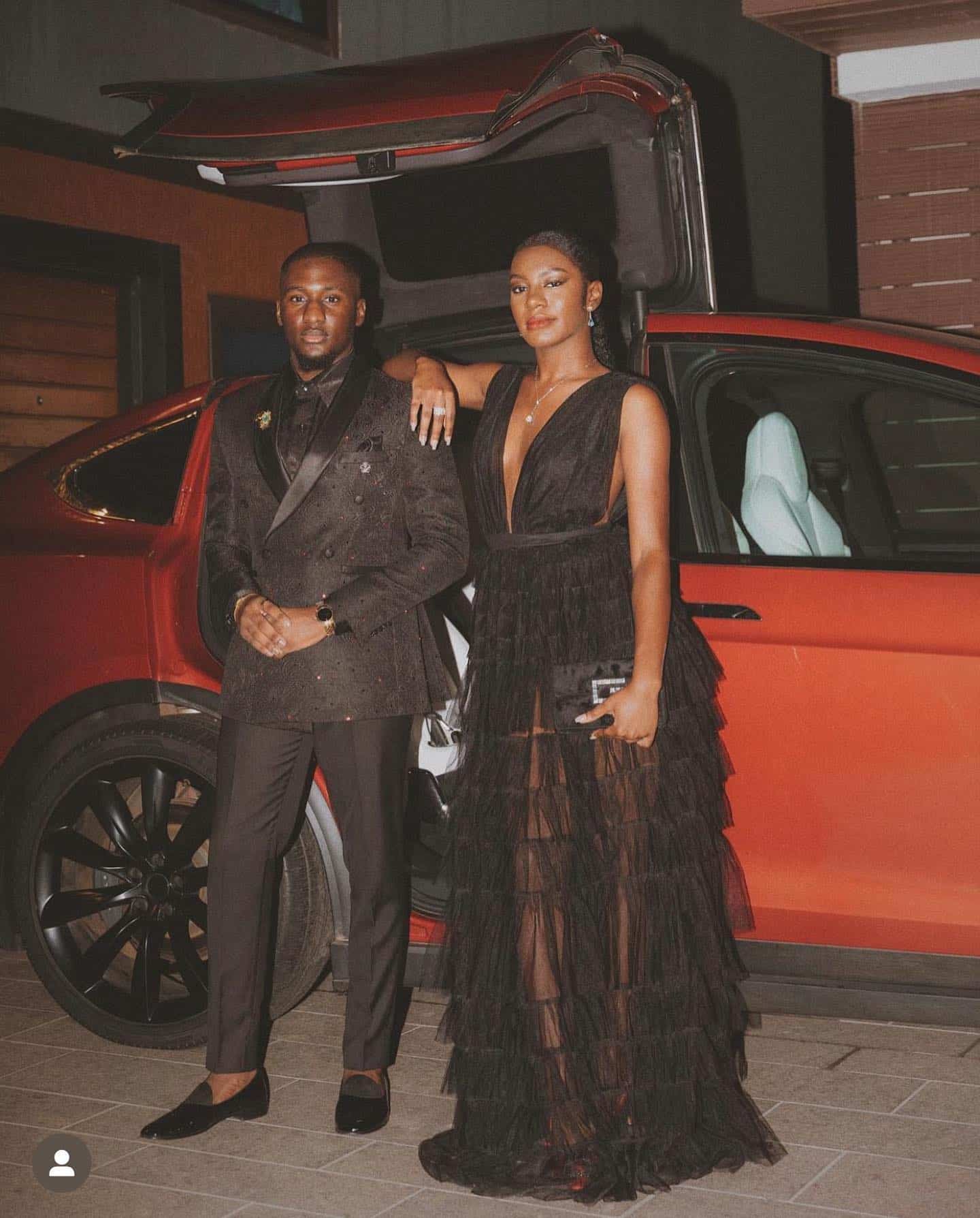 Saahene poses with his alleged girlfriend in new photos