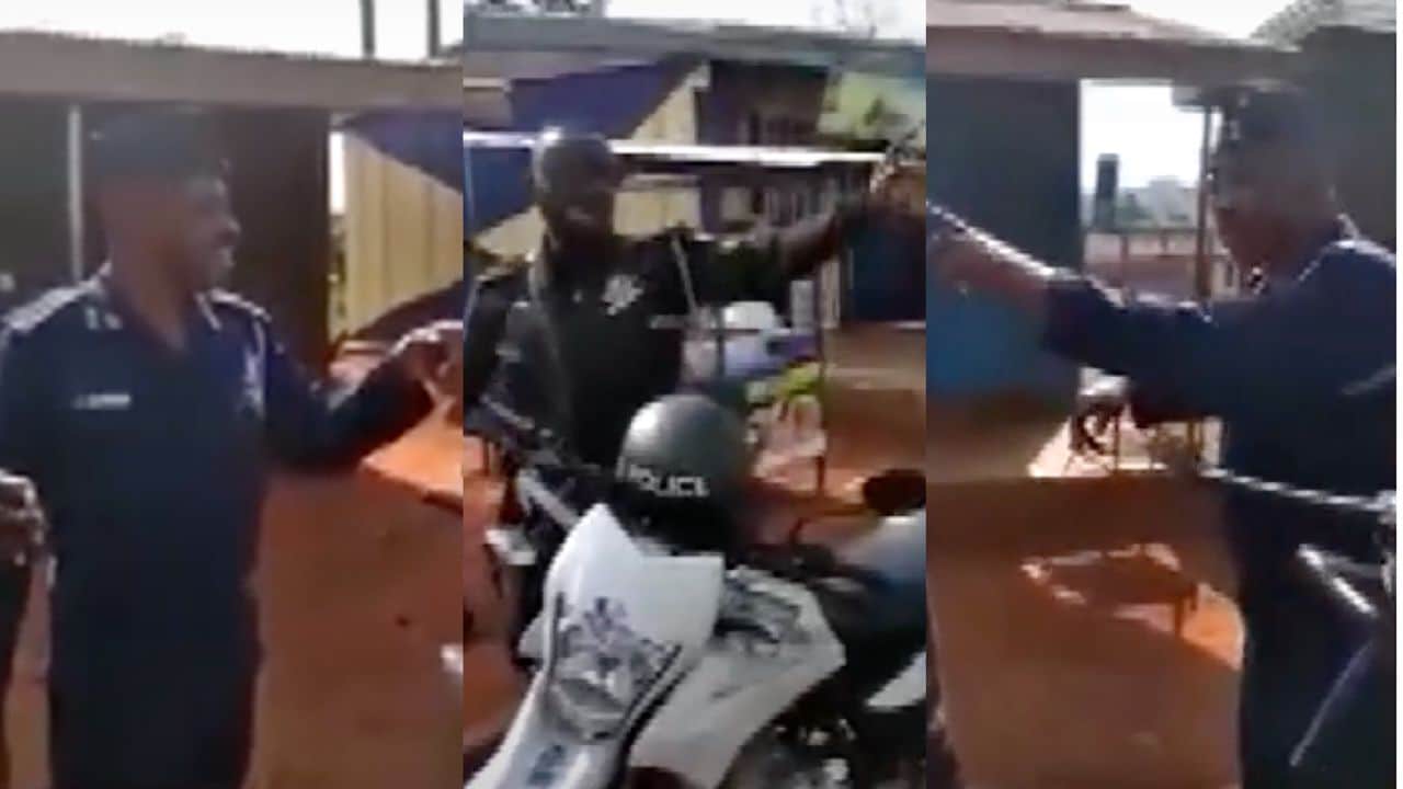 Two police officers 'fight' over who has authority to conduct traffic ...