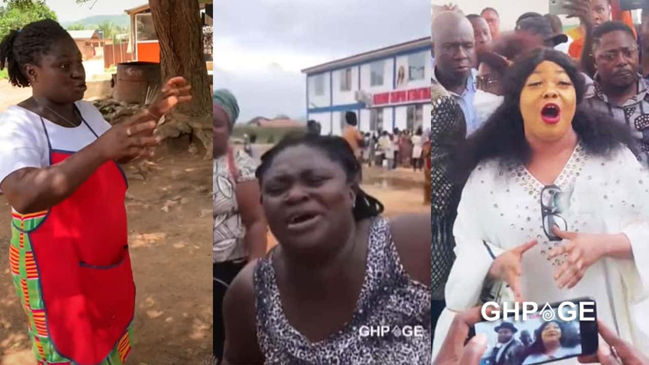 Woman seen crying in viral video at Agradaa's church speaks - GhPage