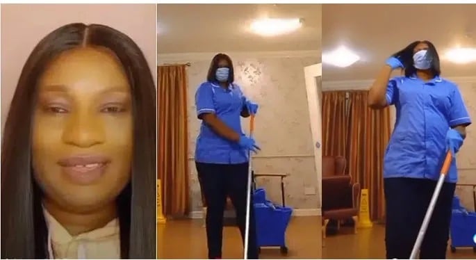 Former senior banker turns cleaner in the UK after relocating