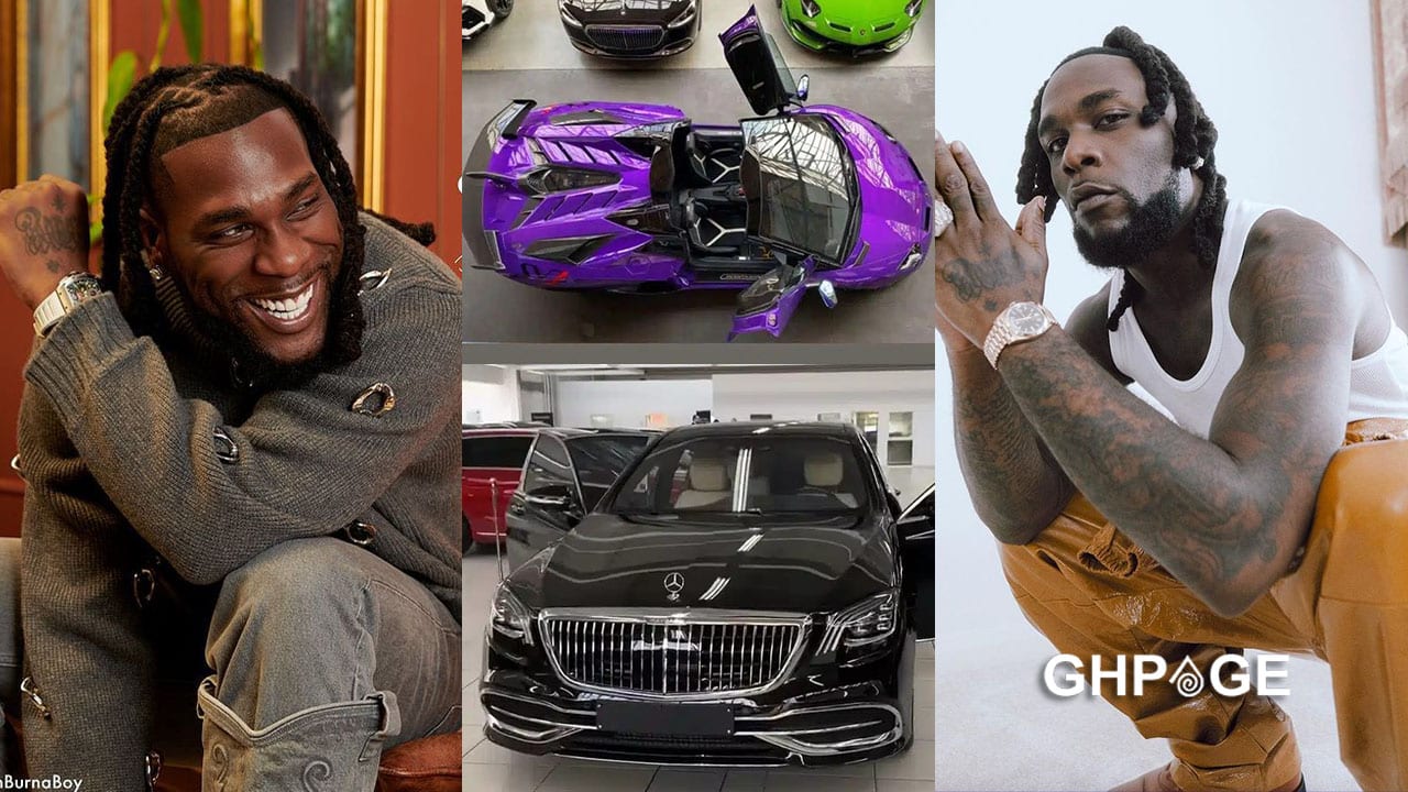 Burna Boy blows millions of dollars on three luxury cars [Photos] - GhPage