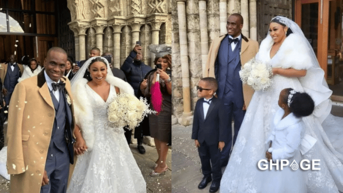 First Photos from Rita Dominic's white wedding drops - GhPage