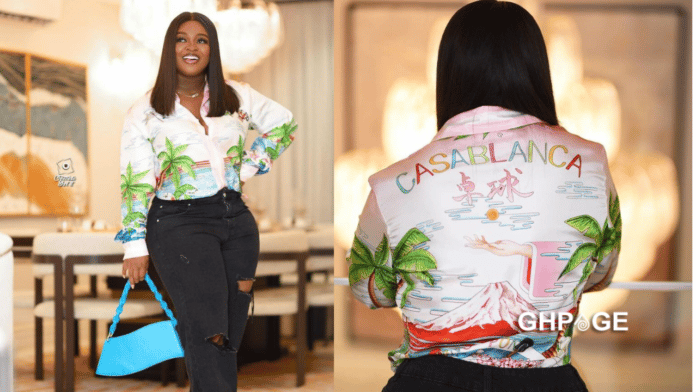 Jackie Appiah rocks a Casablanca shirt that costs GHc 12,640 - GhPage