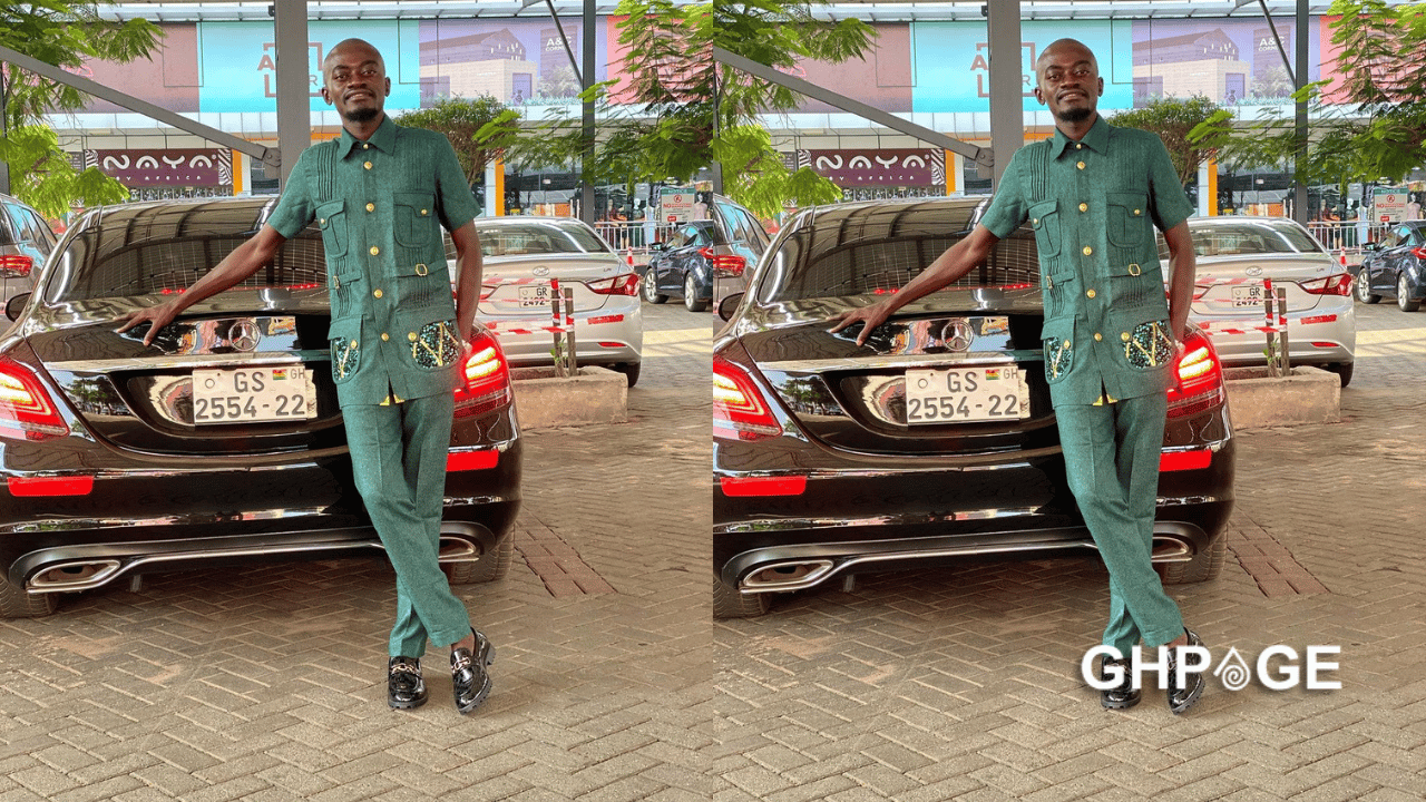 Lilwin flaunts his new Benz - GhPage