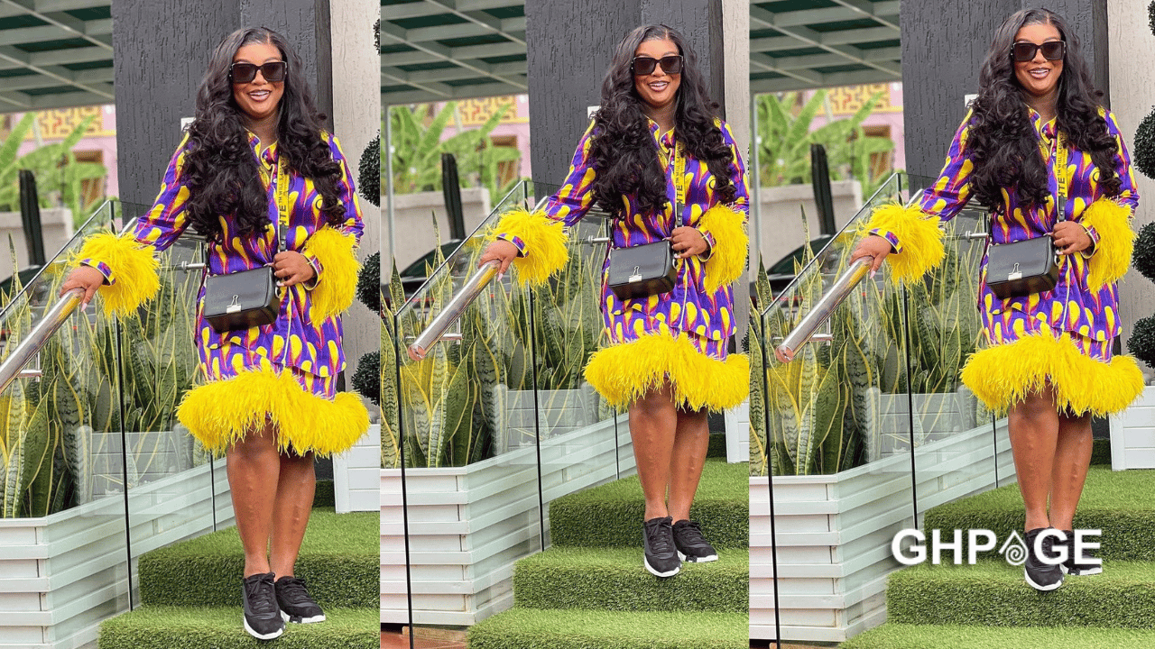 Watch how Jackie Appiah flaunted her Hermes shoes and Off-White bag on ...