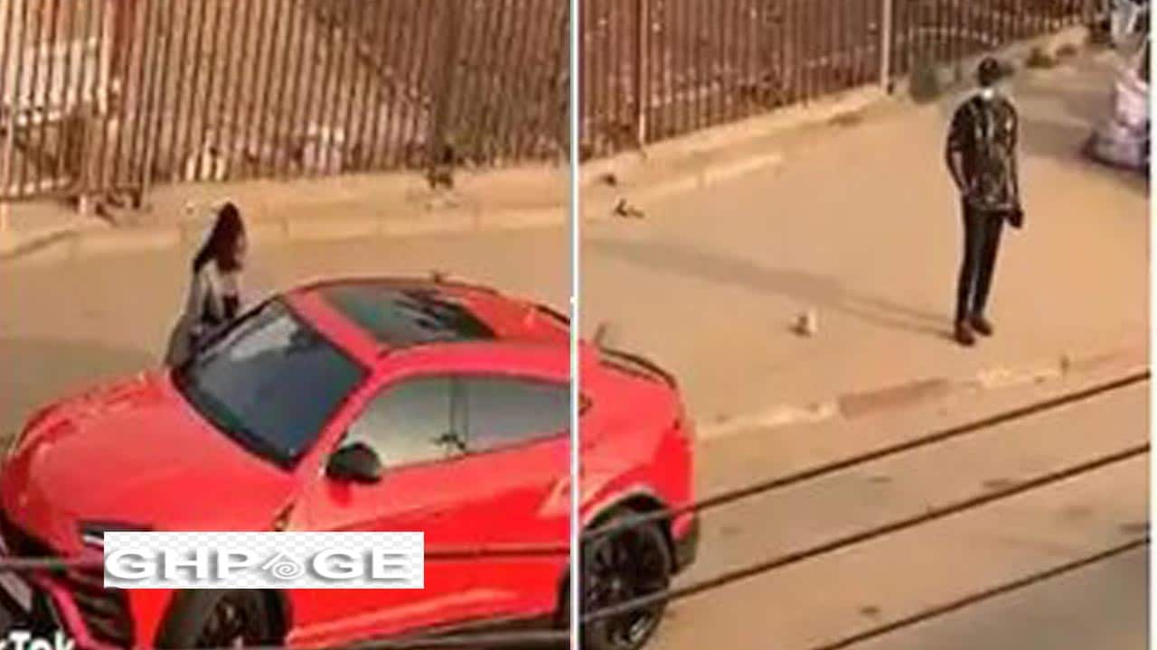 Lady ditches her boyfriend by the roadside for guy in a Lamborghini ...