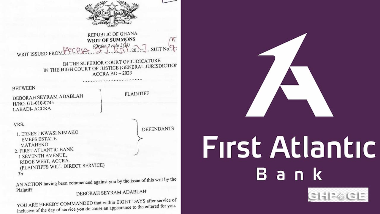 Side Chick sues First Atlantic Bank Manager for failing to fulfil ...