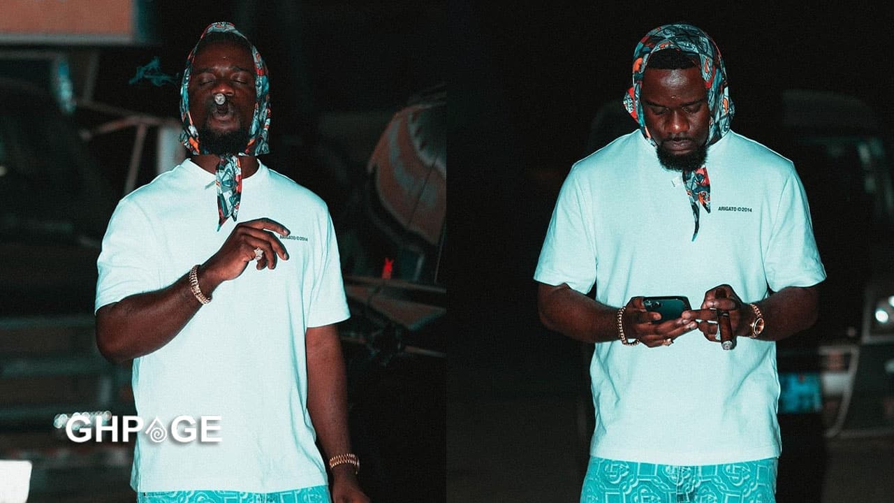 Sarkodie drops new photos as he begins 2023 with cigar smoking habit ...