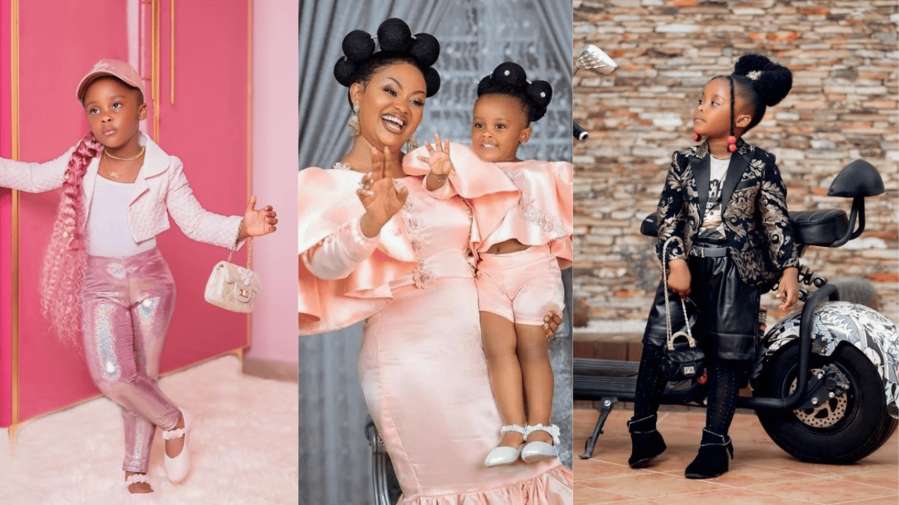 Baby Maxin slays in elegant photos to mark her 4th birthday - GhPage