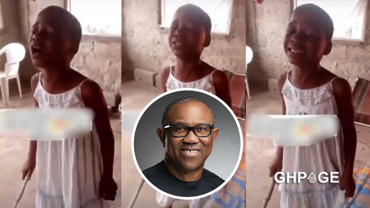 Blind little girl tearfully prays for Peter Obi to win Nigeria's ...