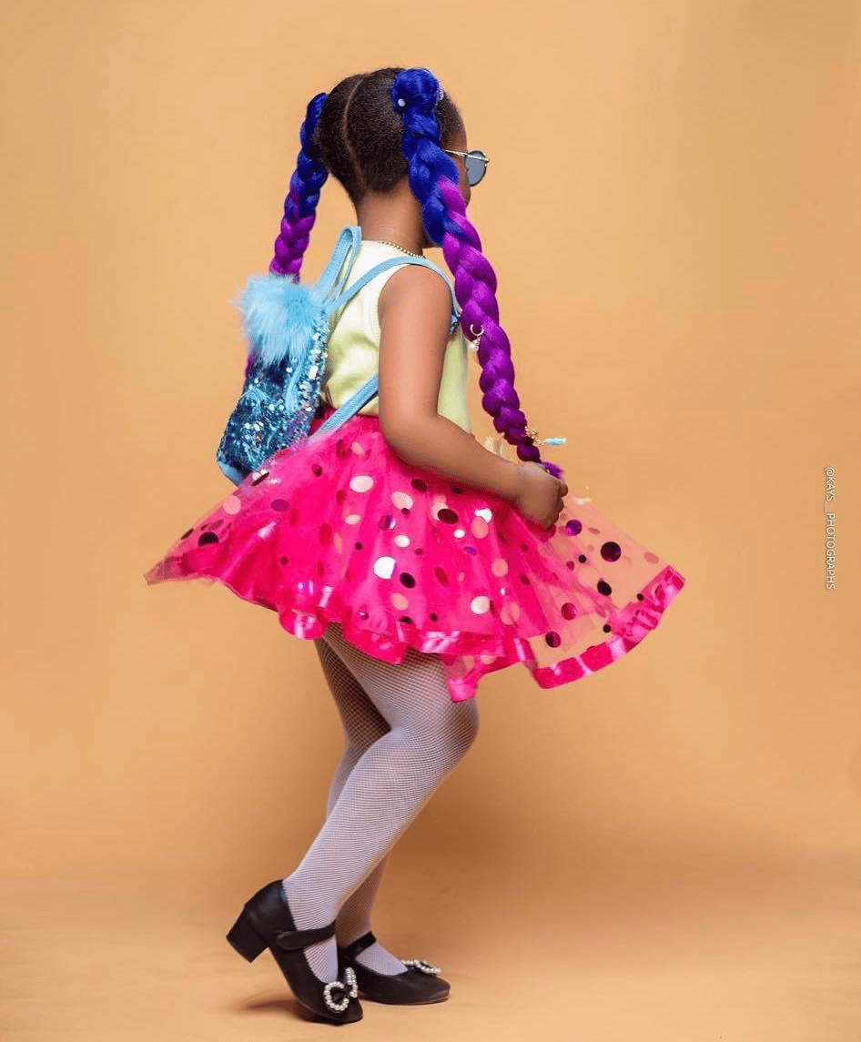 Baby Maxin slays in elegant photos to mark her 4th birthday - GhPage