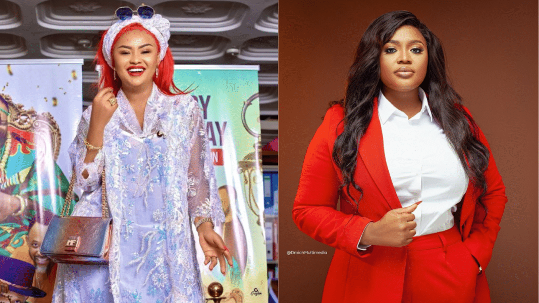 Mzgee reacts as Nana Ama Mcbrown officially joins ONUA TV