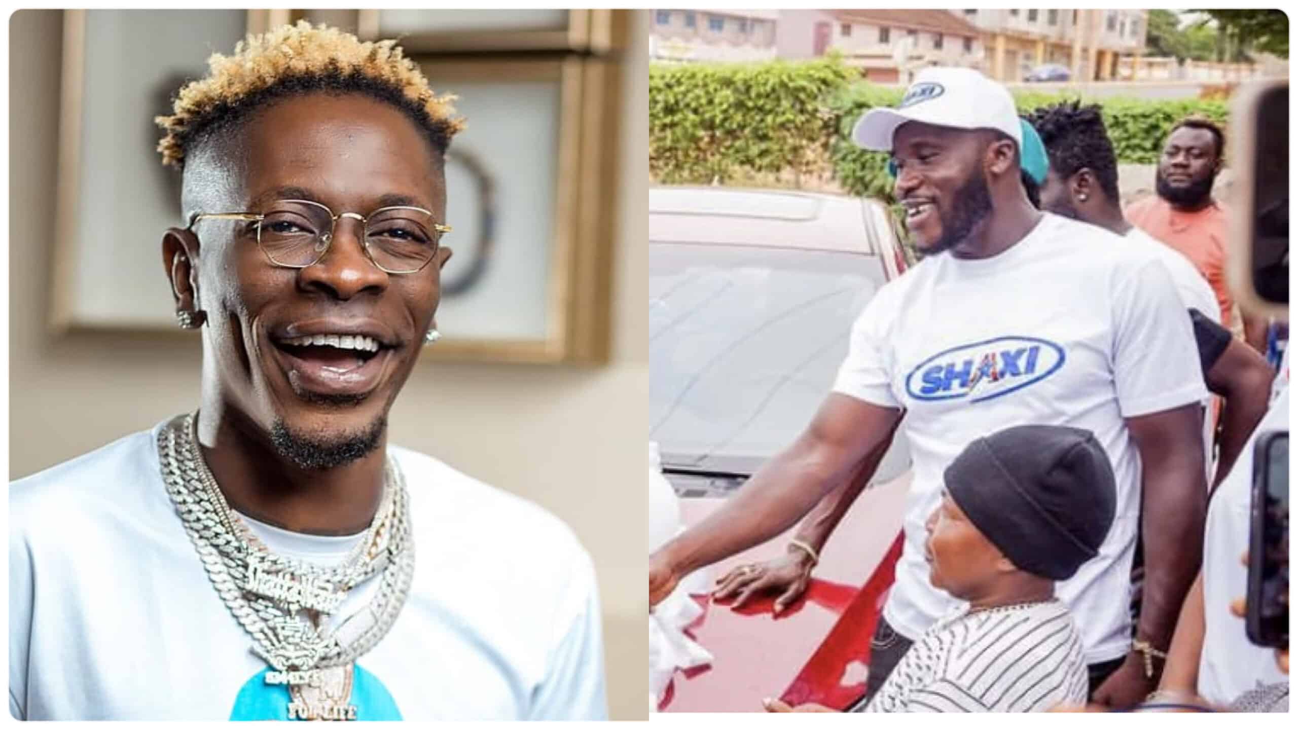Shatta Wale gives out free car to Ras Nene, makes him Shaxi ambassador