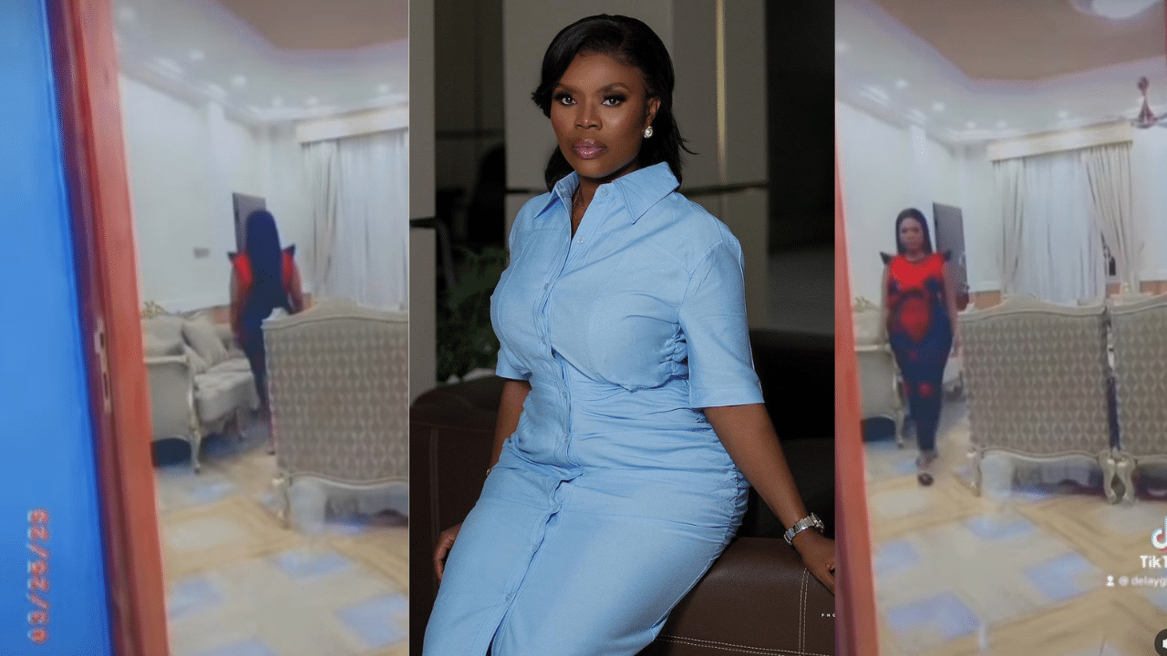 Delay flaunts the luxury interior of her mega mansion - GhPage