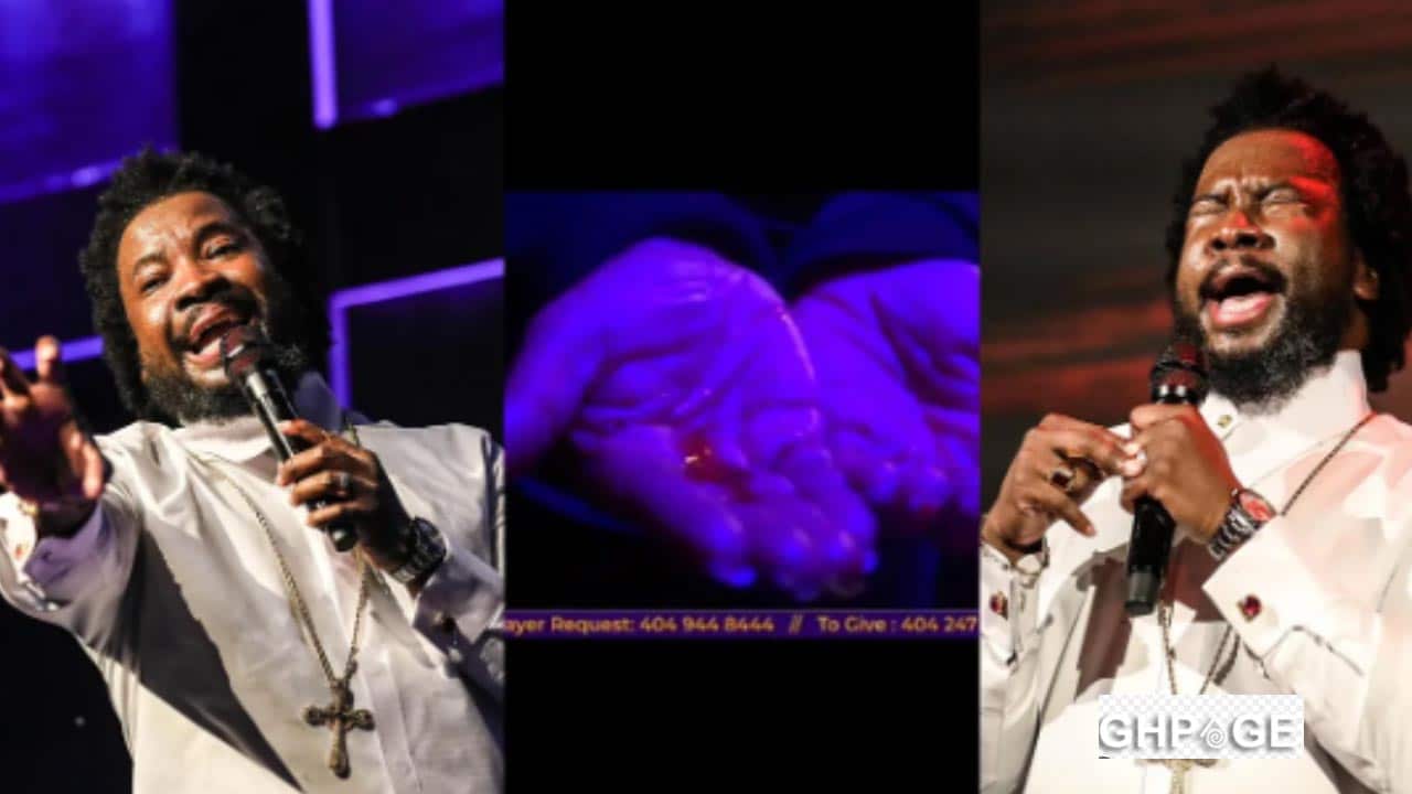 Rare video of the moment Sonnie Badu turned anointing oil into blood ...
