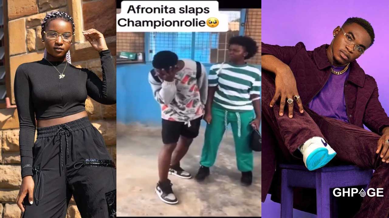 Afronitaa angrily slaps Champion Rolie in public in a trending video ...