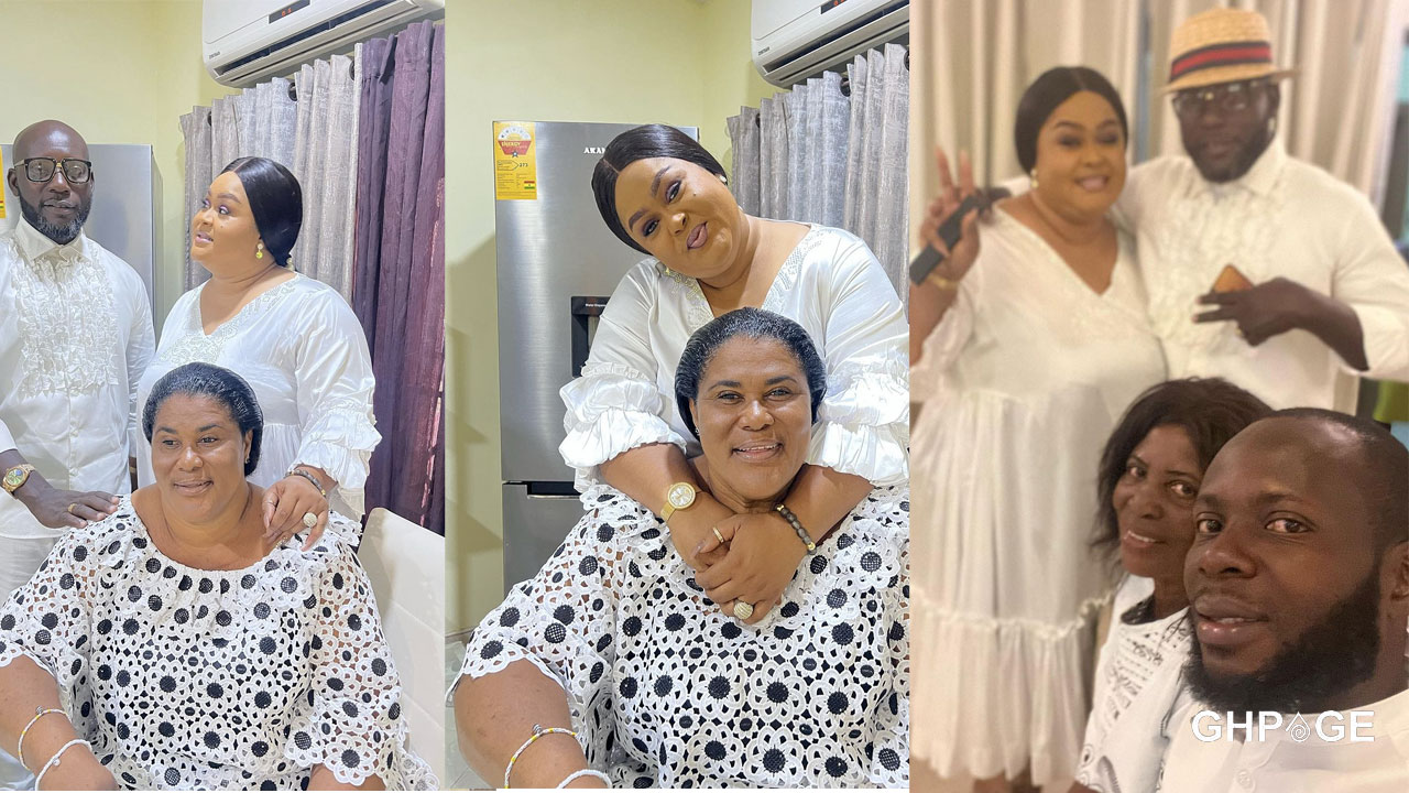 Vivian Jill shares photos with her mother and family - GhPage