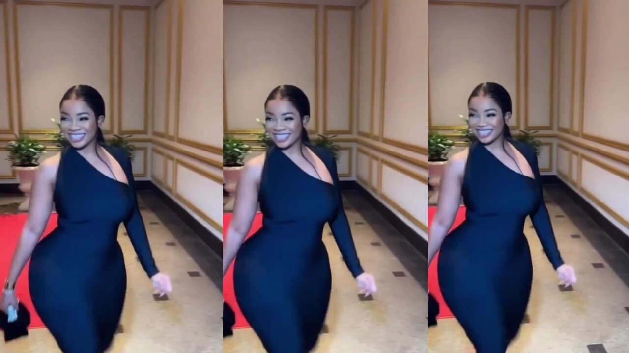 Serwaa Amihere happily flaunts her artifically enhanced curves and ...
