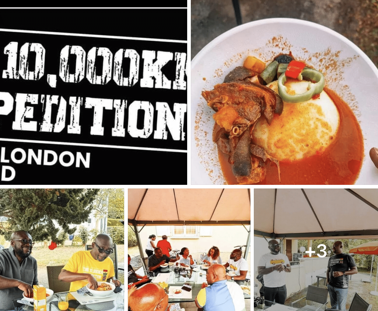 24 hours more: Accra To London Road Trip Group Enjoys Fufu Party In ...