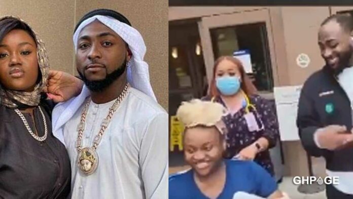 Heartwarming video of Davido and Chioma together with their newborn twins trends - GhPage