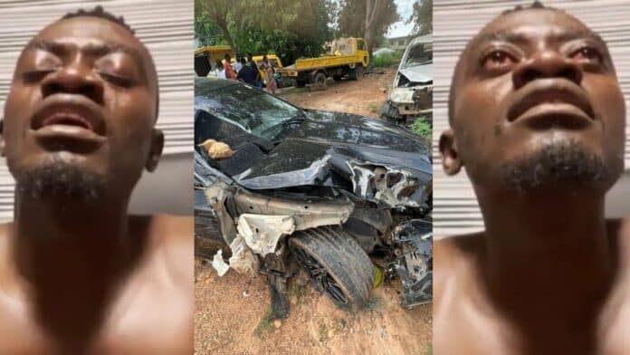 Photos: Kumawood actor Kojo Nkansah Lilwin involved in a gory accident ...