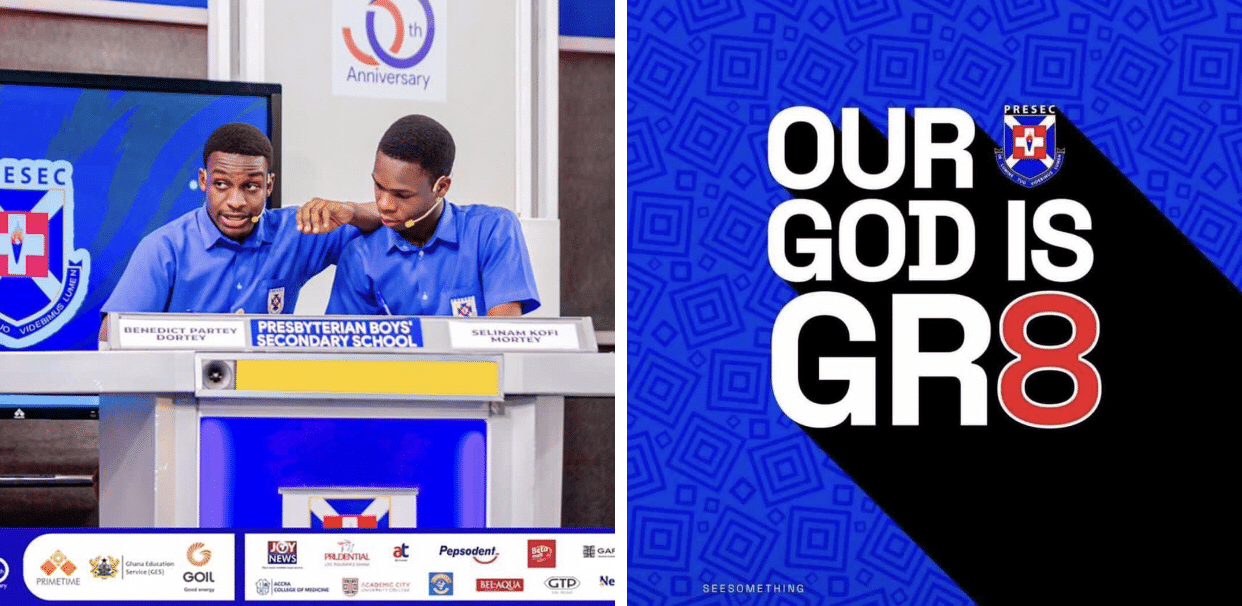NSMQ Finale: Legon Presec Boys breaks the 8 as the whoop Owass and ...