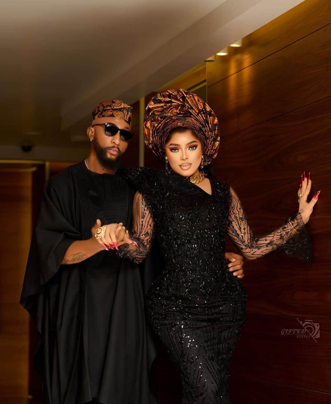 Bobrisky happily shows off his new boyfriend in latest pictures