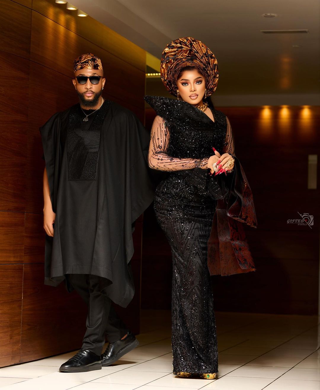 Bobrisky happily shows off his new boyfriend in latest pictures