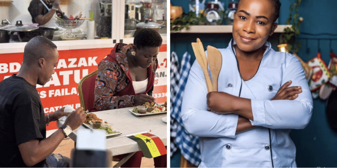 Afua Asantewaa and husband touched down in Tamale to support Chef Failatu on her cookathon ...