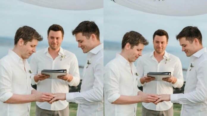 ChatGPT founder Sam Altman marries his longtime male partner