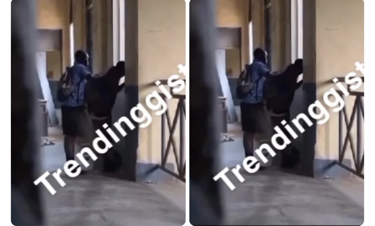 WATCH: Students of Kinbu SHS caught knacking on pavement while church ...