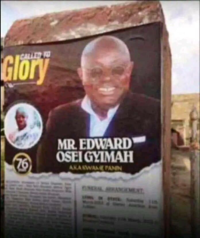 Akufo Addo Funeral Poster Goes Viral: Ghanaians React - GhPage