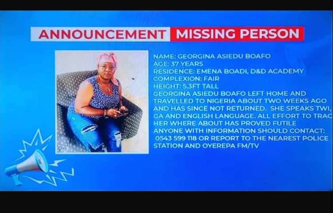 Tragic as another GH woman goes missing in Nigeria - GhPage
