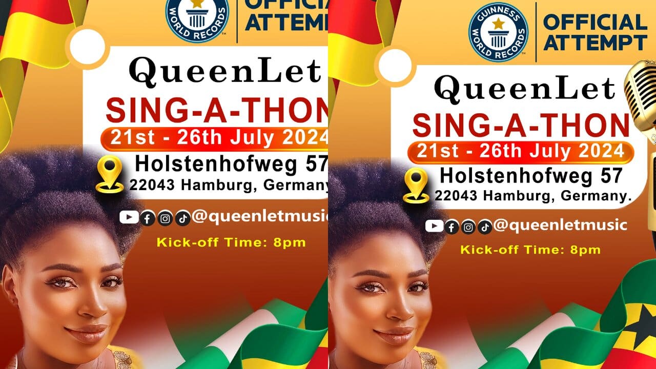 GWR: GH singer QueenLet readies to break sing-a-thon record - GhPage