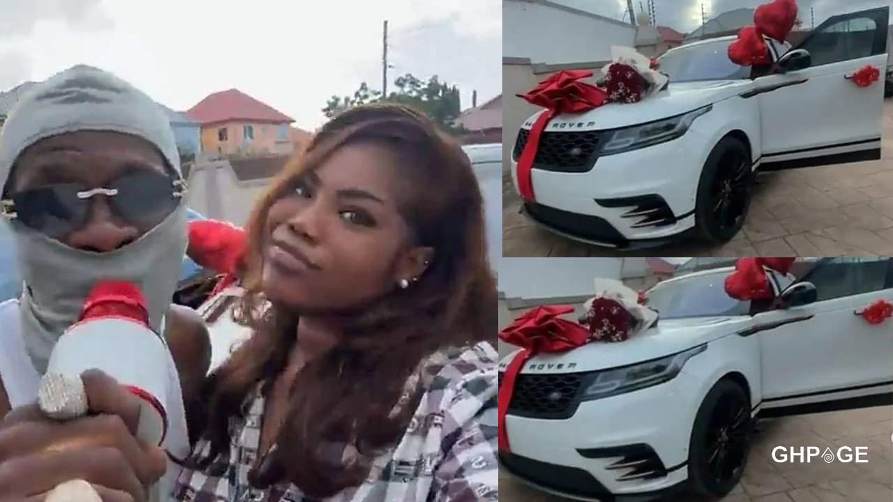 Shatta Wale buys a brand new Range Rover Velar for his girlfriend Maali ...