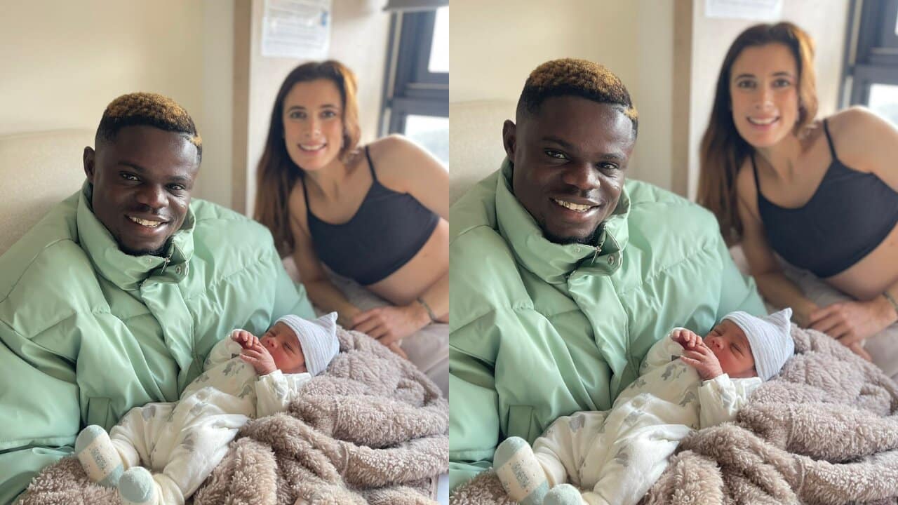 Boxer Freezy Macbones and his Obroni wife welcomes their first child ...