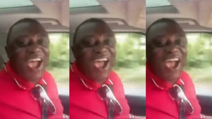 Pastor Love chills in his car after release from jail - GhPage