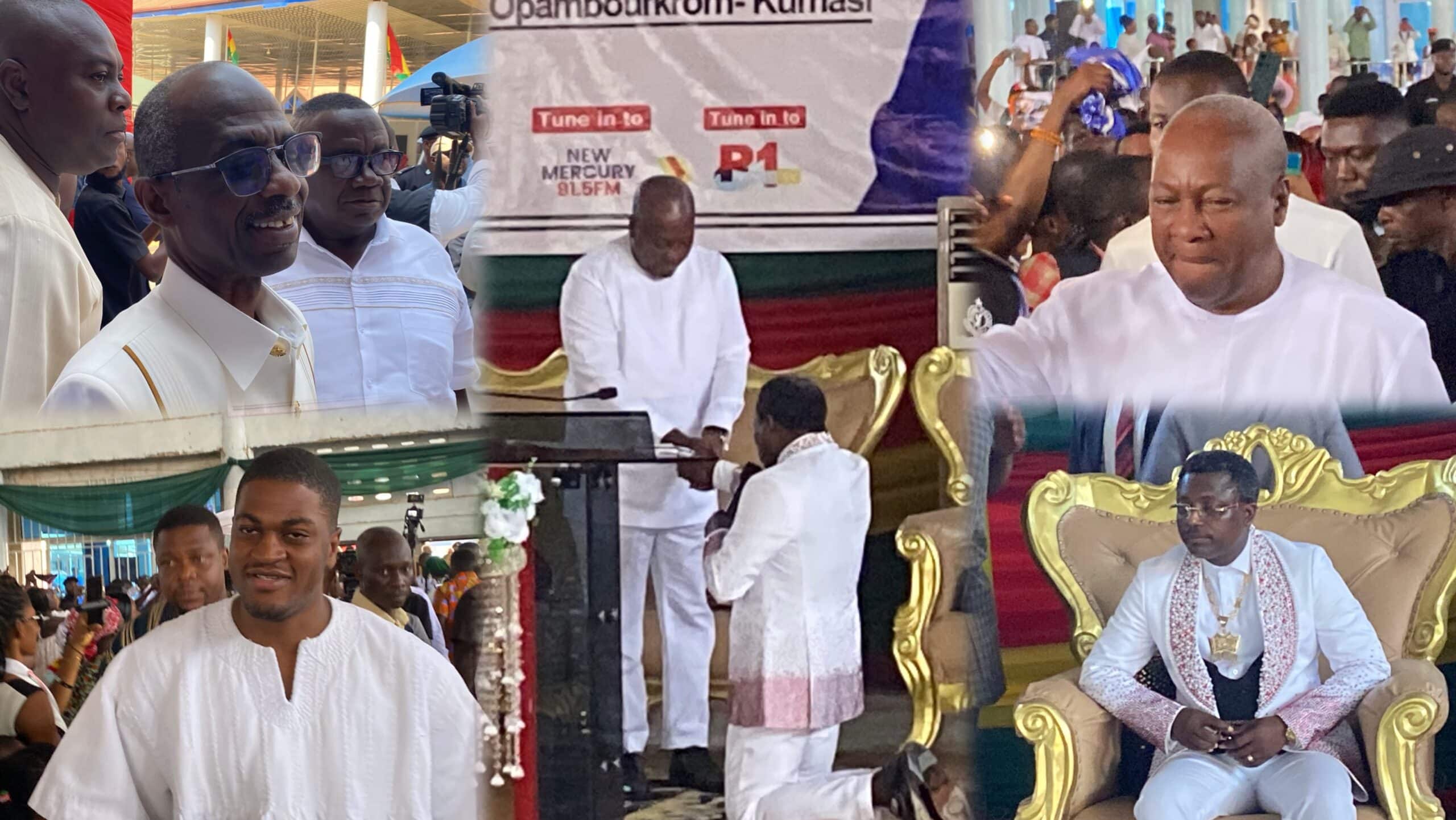 John Mahama, Asiedu Nketia And More Surprise Opambour At His Church ...