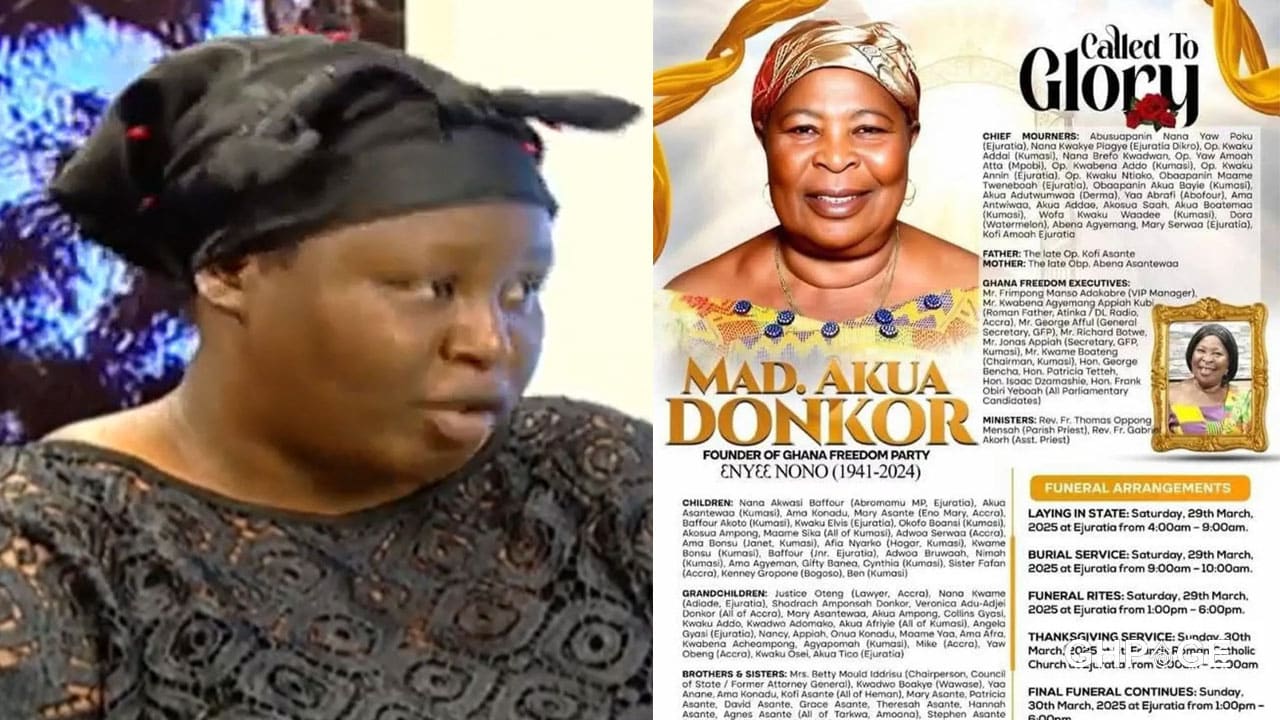 I'm the one behind the funeral poster - Daughter of Akua Donkor - GhPage